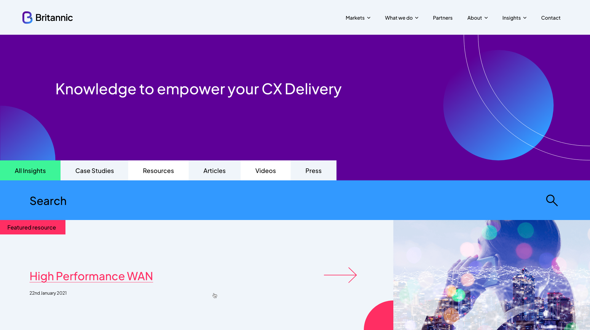 Britannic Website Design Case Study