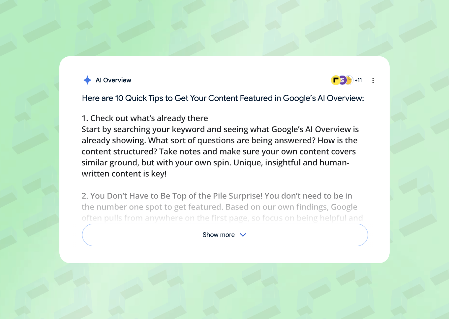 Get Featured in Google AI Overviews: Key Strategies