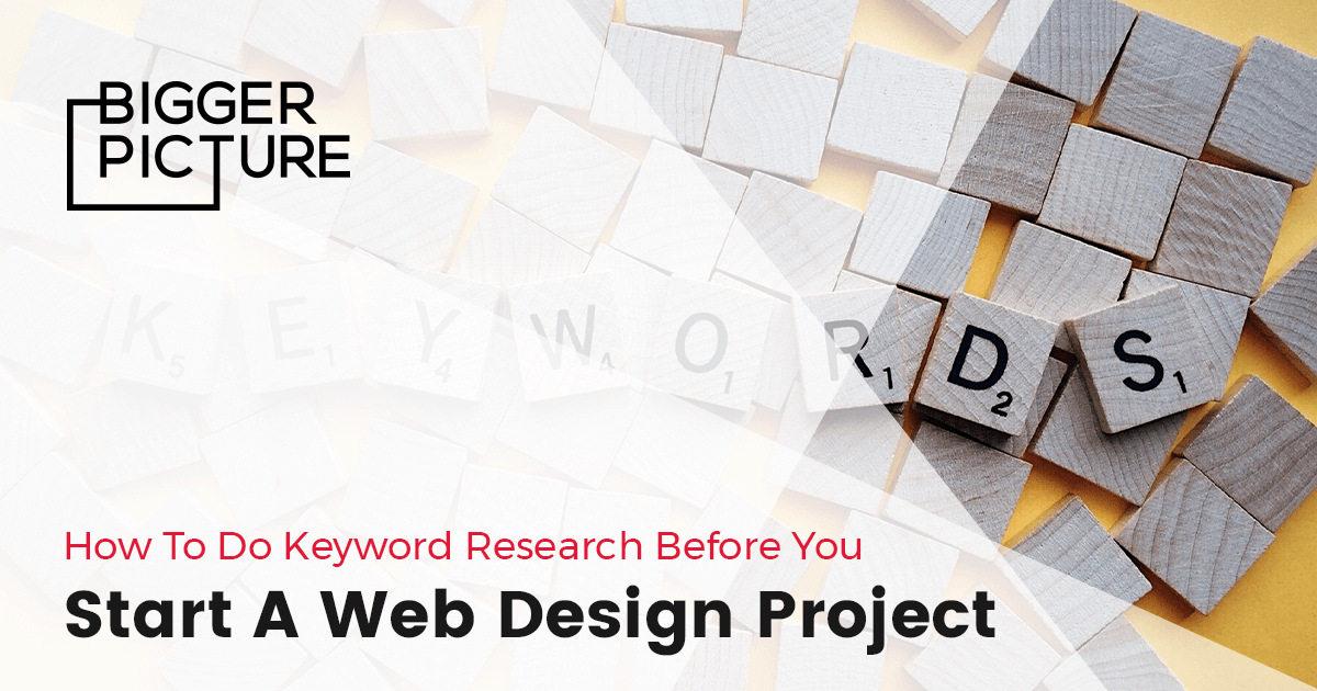 Keyword research before web design: How to guide